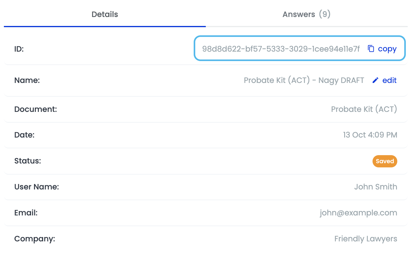 Navigating the Submissions Table